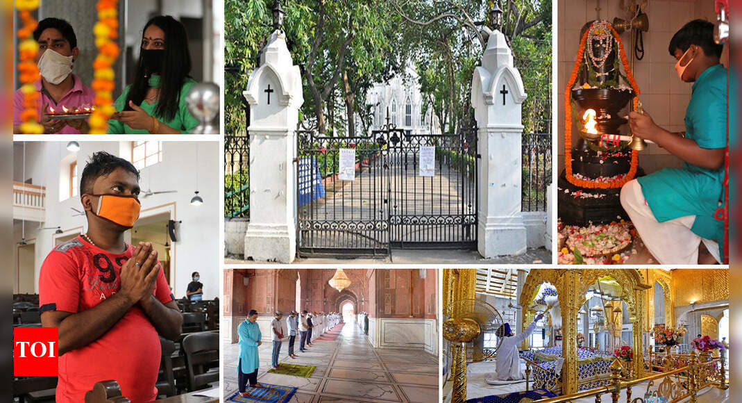 Religious places take leap of faith with sanitisers, social distancing ...