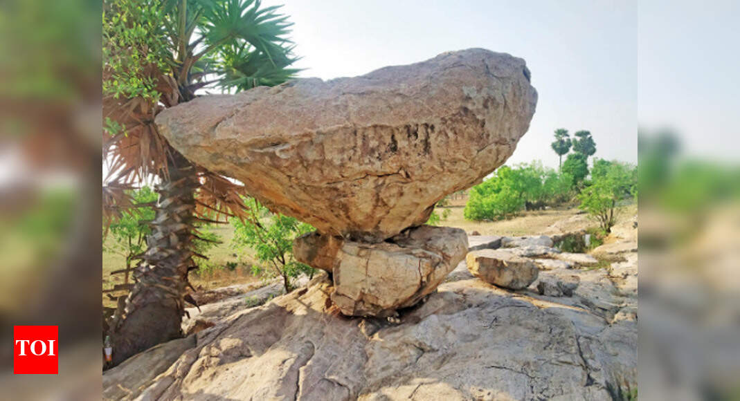Megalithic rock structure found in Tirupur village | Coimbatore News ...