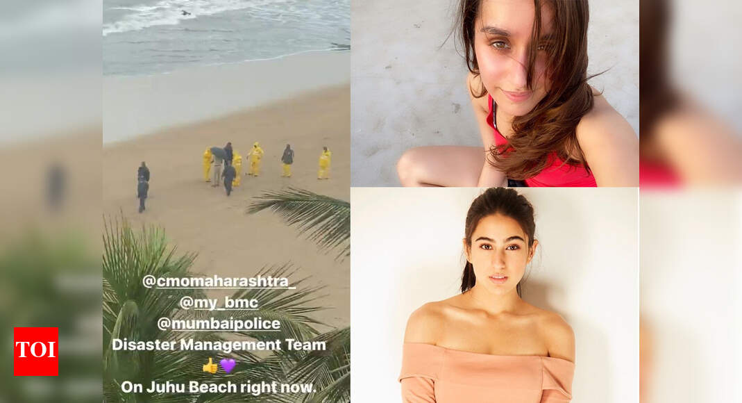 Sara Ali Khan, Shraddha Kapoor and Sidharth Malhotra urge fans to stay safe as cyclone Nisarga ...
