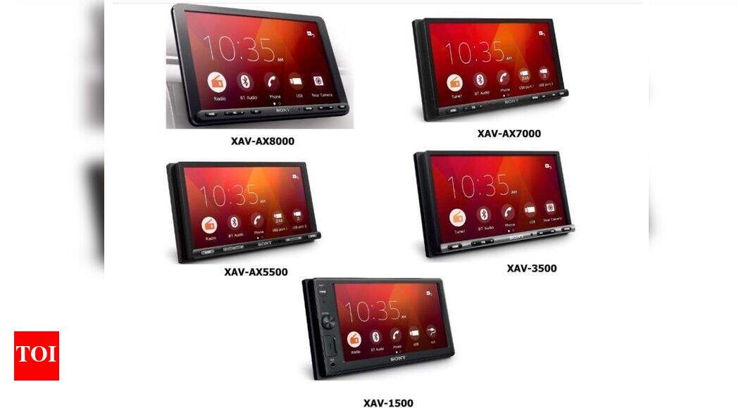Sony XAV Series: Sony launches XAV series audio receivers in India ...