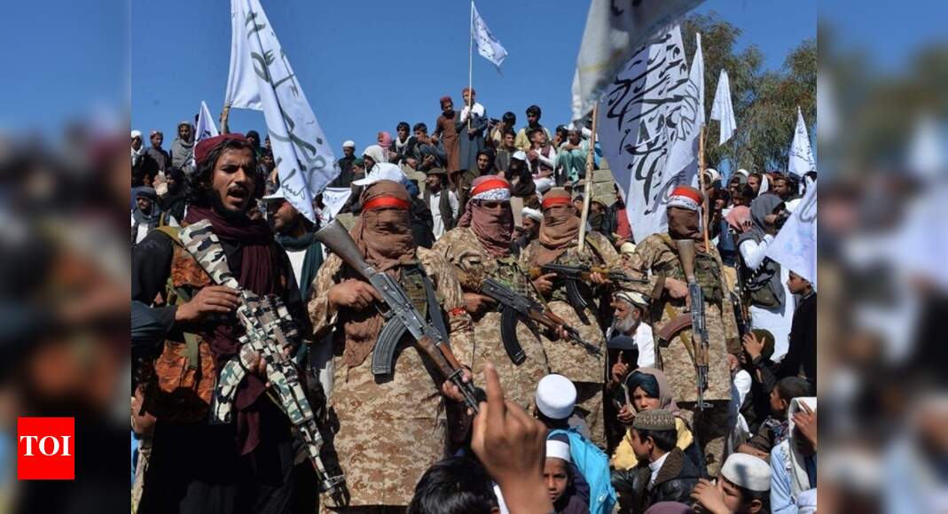 US airstrikes hit Taliban; 10 Afghan police killed in ambush - Times of ...