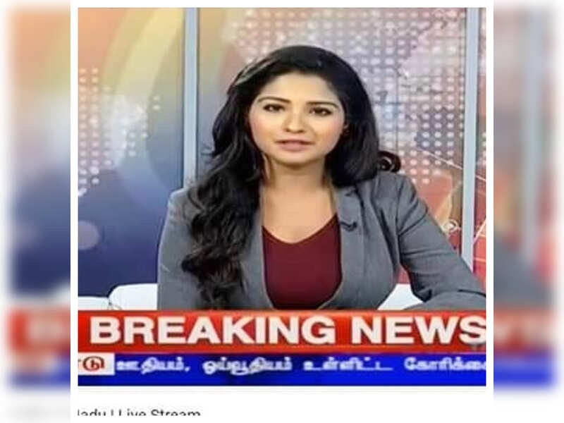 Sharanya Turadi gets nostalgic about her days as a news anchor - Times ...