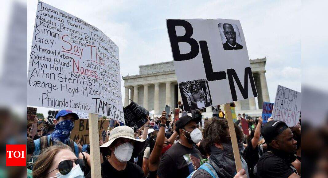 'A part of history': Calm prevails at protests in Washington and other ...