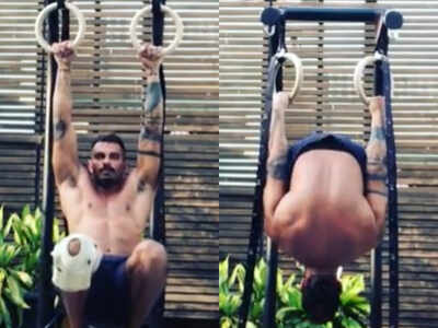 Karan Singh Grover's latest workout is all about strength and ...