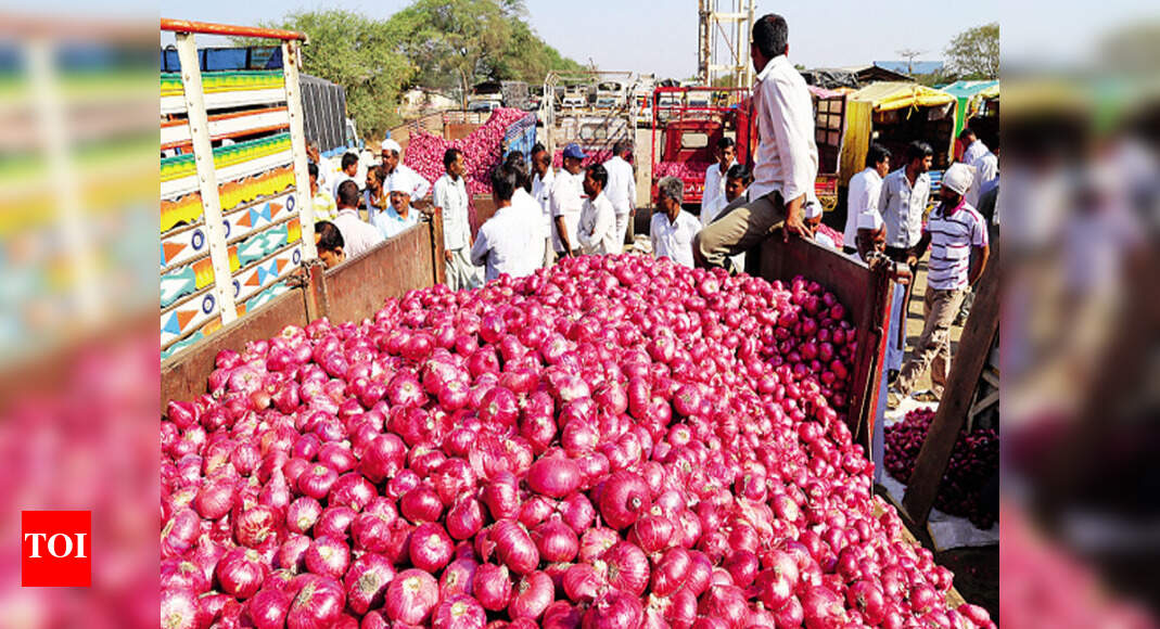 Nashik: Onion prices rise by 18% at Lasalgaon as demand goes up | Nashik News - Times of India