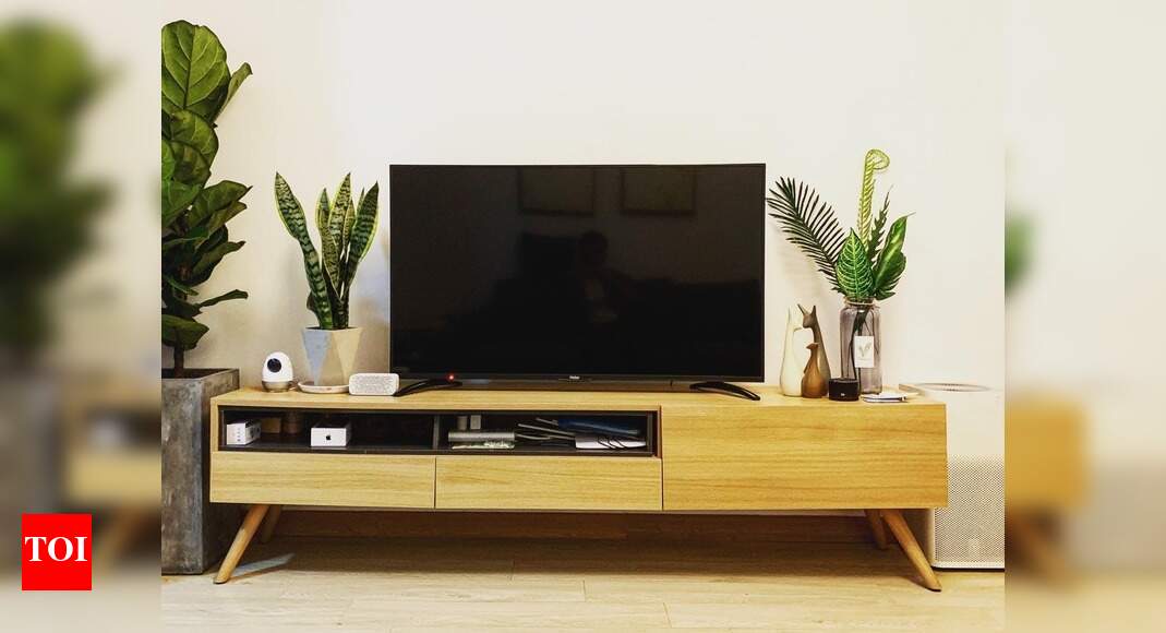 Freestanding TV units to help you create a stylish TV wall - Times of India