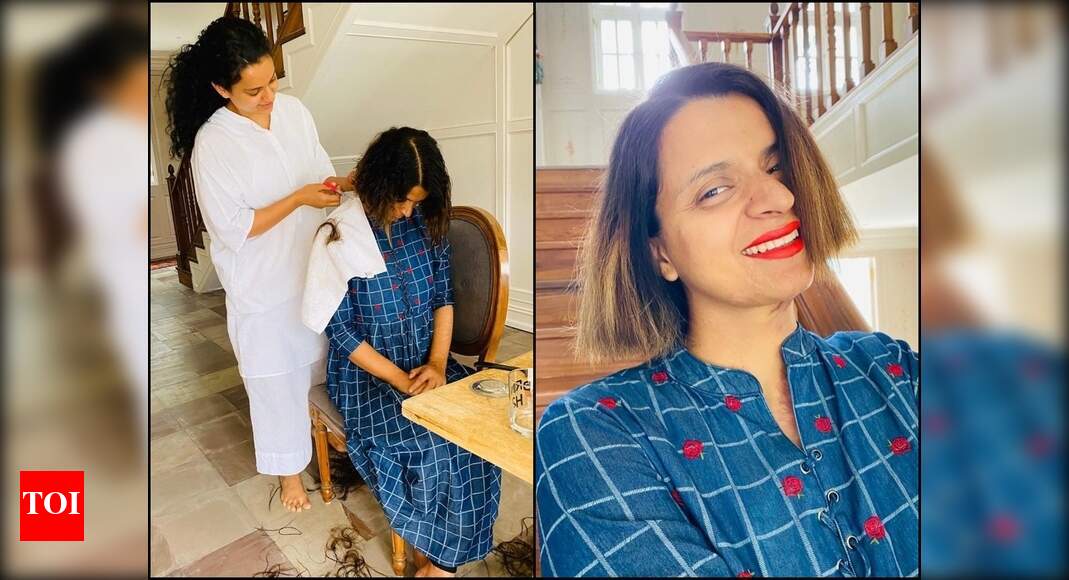 Rangoli Chandel gets her quarantine haircut from her ‘young-gun ...