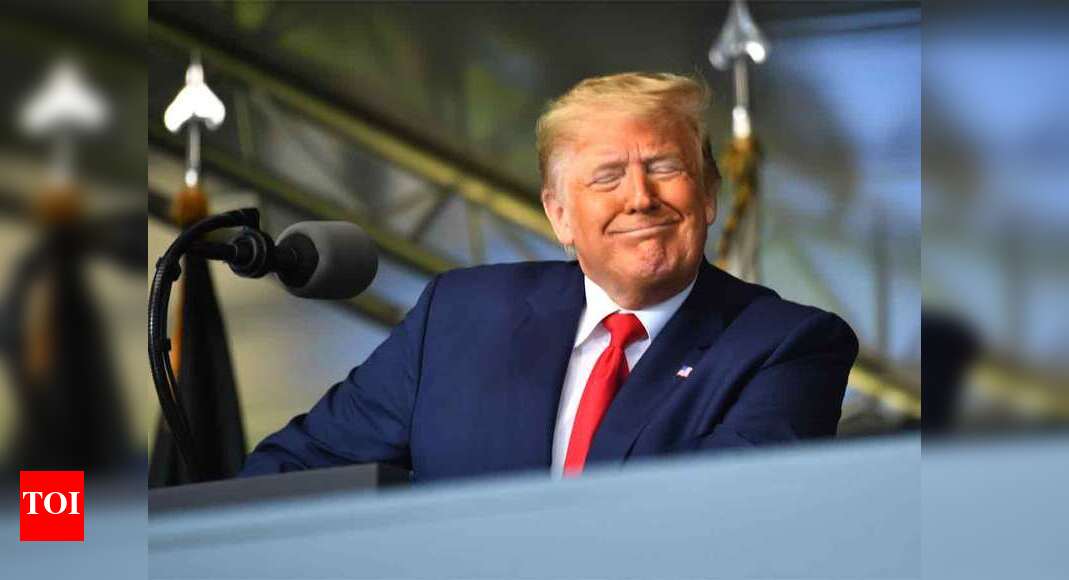 Donald Trump's unsteady ramp walk raises new health questions - The ...