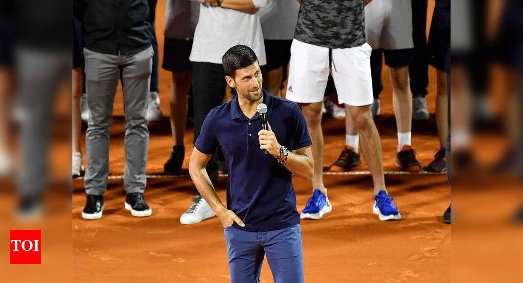 Novak Djokovic: Novak Djokovic breaks down in tears after hosting ...