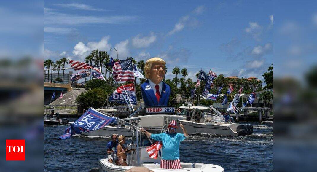 'Trumptillas,' or pro-Trump flotillas, celebrate president's birthday ...