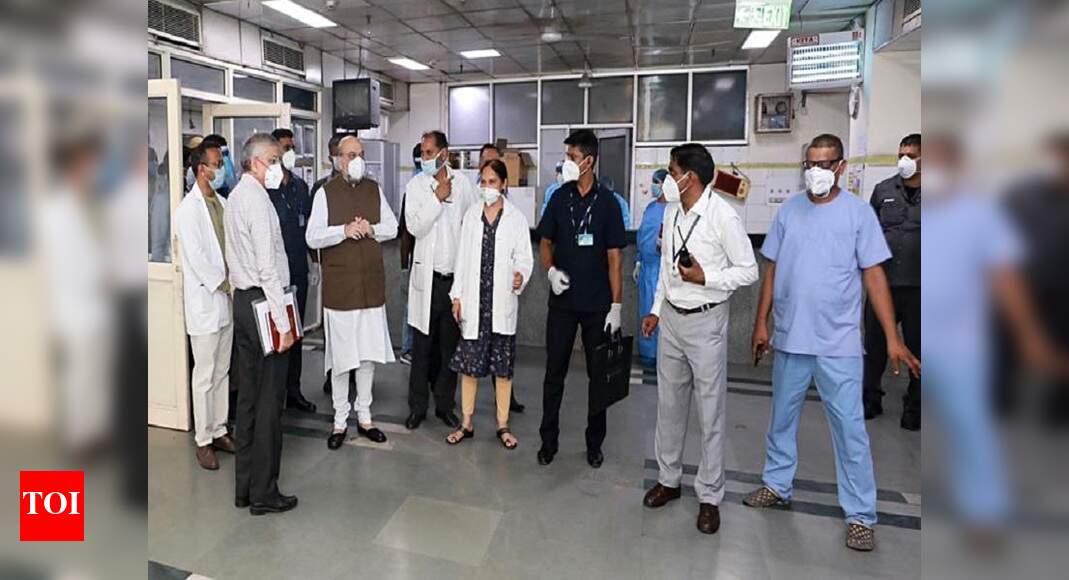 Covid wards of Delhi hospitals to get CCTVs after Shah’s surprise visit to LNJP | India News ...