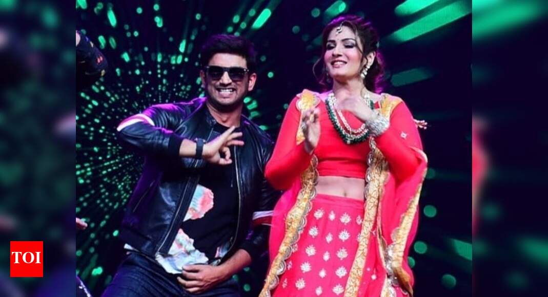 Raveena Tandon remembers Sushant Singh Rajput; shares an old video ...