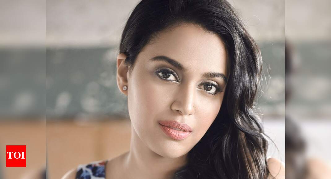 Swara Bhasker starts dubbing for projects from Delhi | Hindi Movie News ...