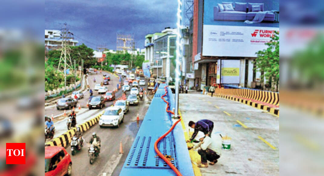 Hyderabad: Panjagutta steel bridge ready, open for public from today ...