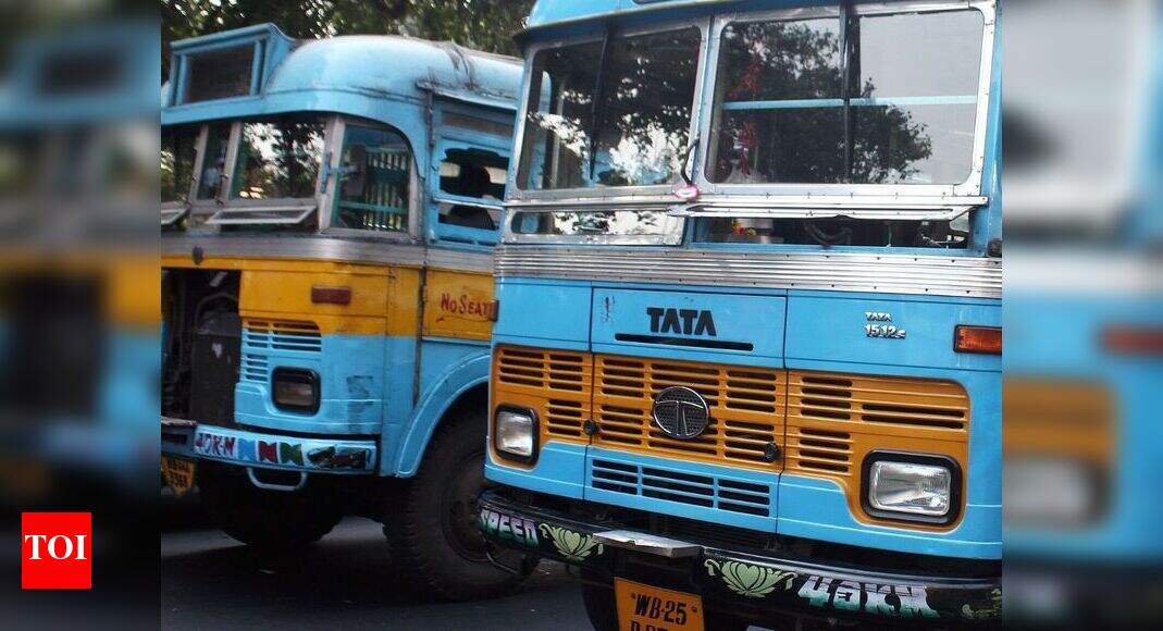 Kolkata: Private buses go off road as diesel price tops Rs 72 | Kolkata ...