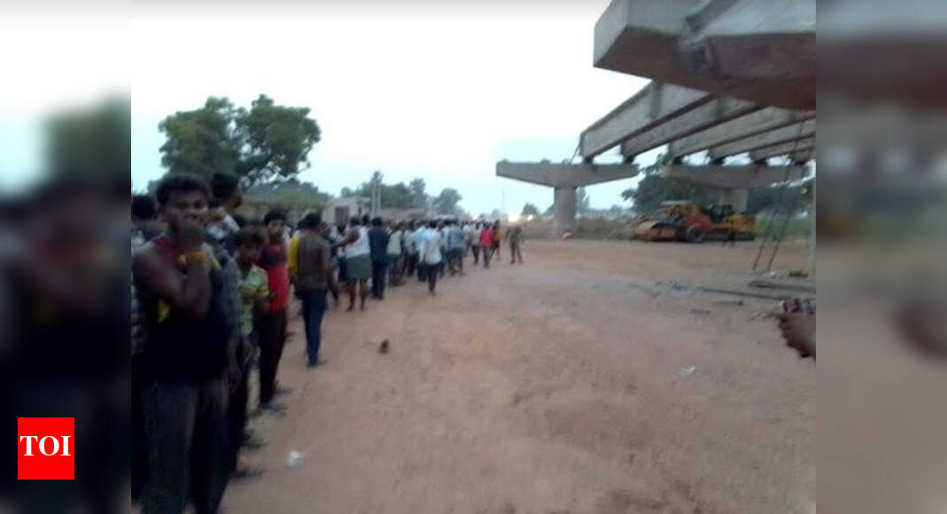 Under-construction flyover collapse: Two FIRs lodged against Agra mayor ...