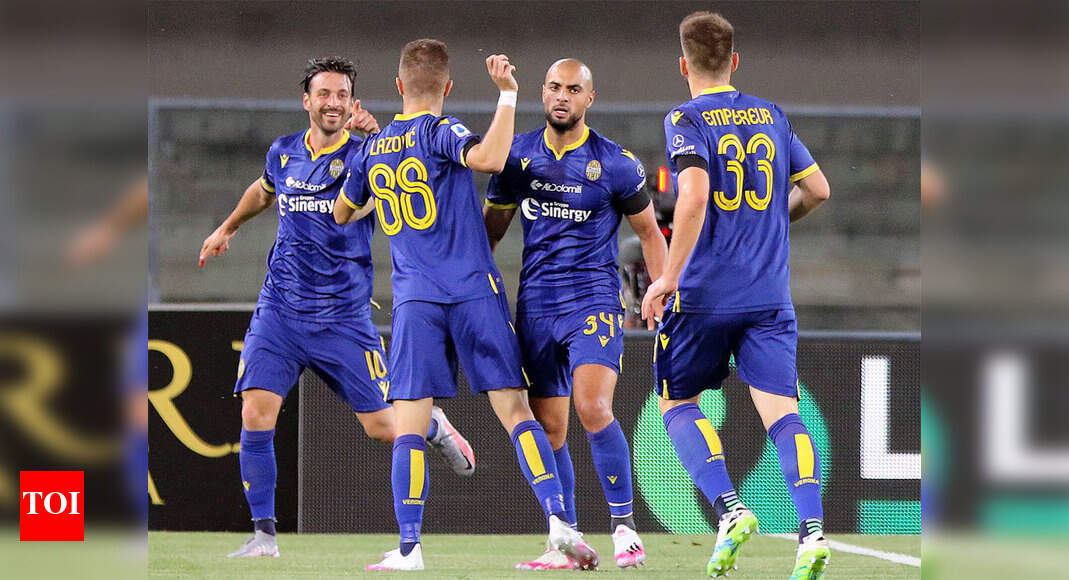 Verona hold on for win after VAR controversy | Football News - Times of ...