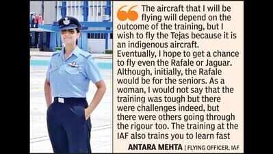 Antara now sets her eyes on duel in the air | Nagpur News - Times of India