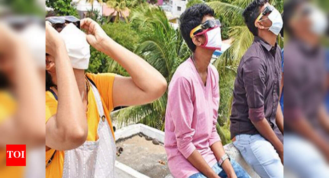 Skygazers get an eyeful of partial solar eclipse | Coimbatore News ...