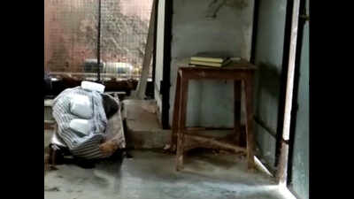 Post-mortem house overrun by dead & labs with samples, body lay in open ...