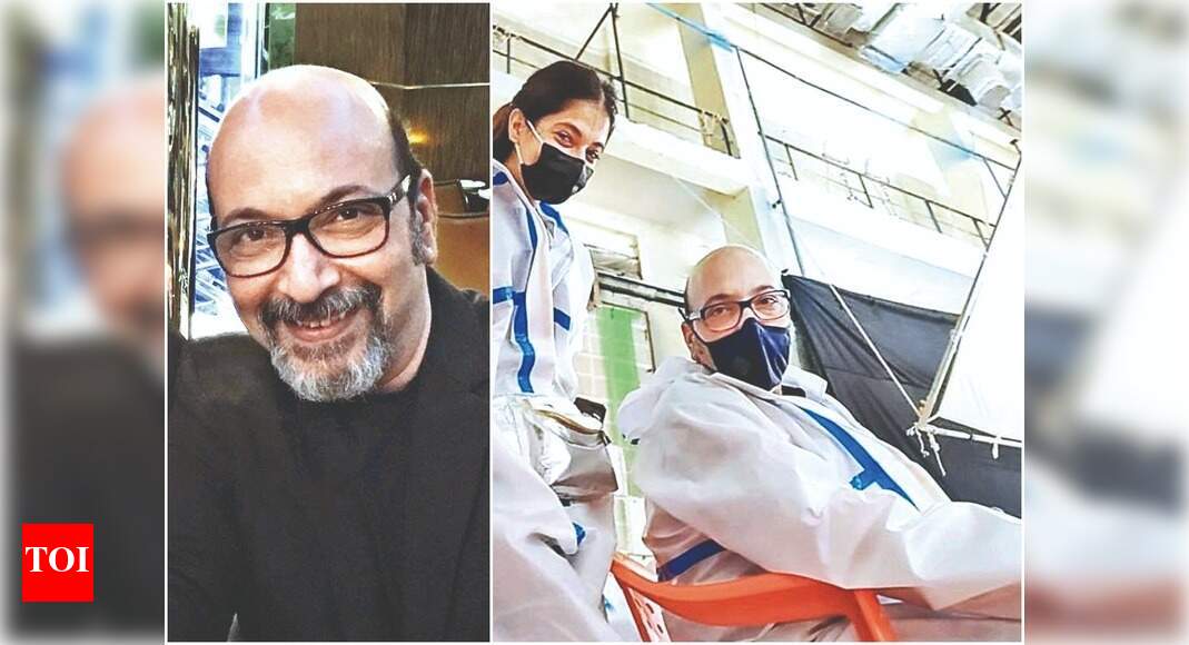 Mickey Contractor: Working on the set wearing a PPE suit for hours at a ...