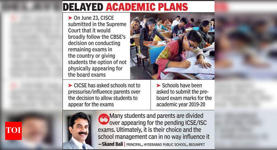 Despite surge in cases, most students want to appear for ICSE, ISC ...