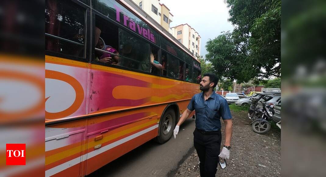 Actor Dev Gill arranges buses to send migrant workers home | Marathi ...