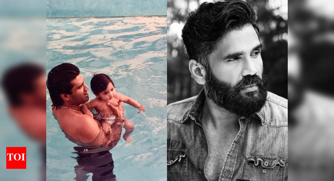 Suniel Shetty shares an adorable throwback picture of his son, Ahan ...