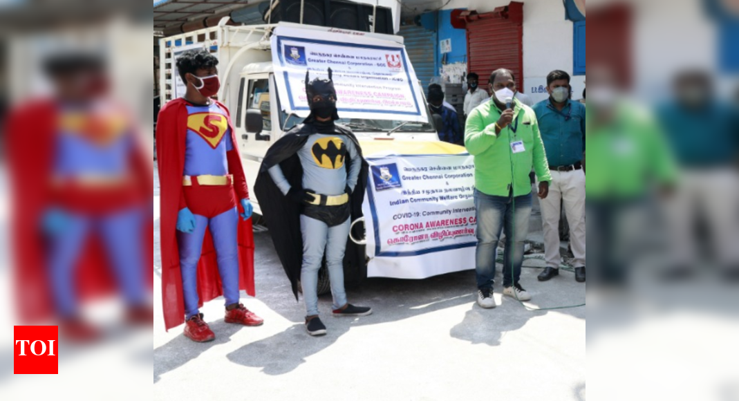 Coronavirus in Chennai: When Superman wore a mask | Chennai News ...