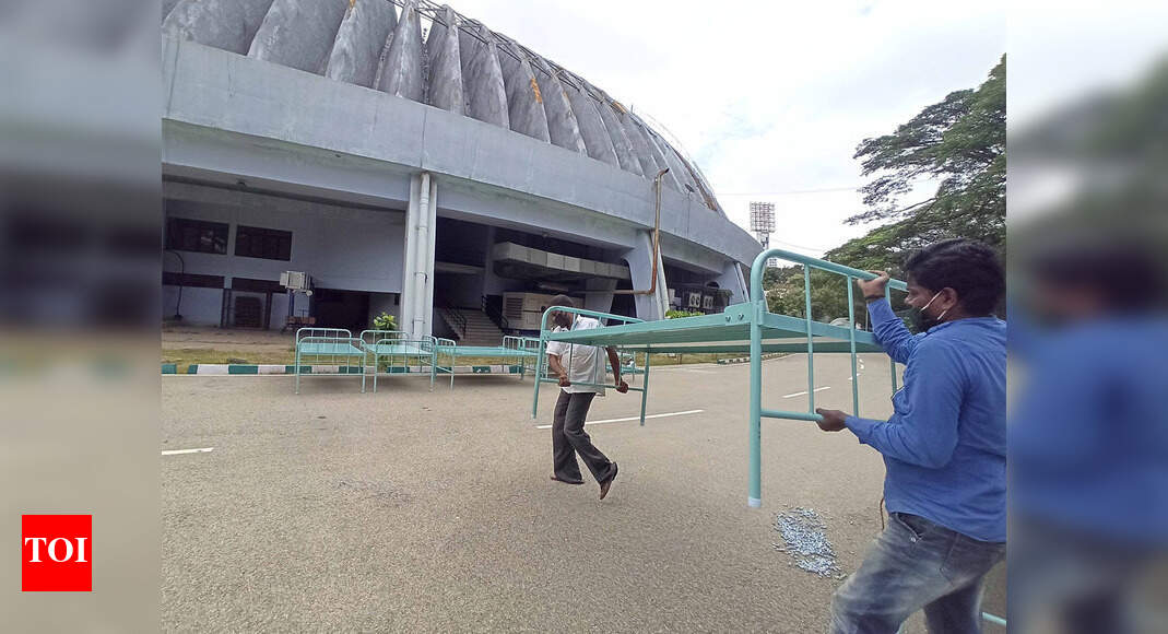 Bengaluru: Covid care infra at Kanteerava stadium dismantled after row ...
