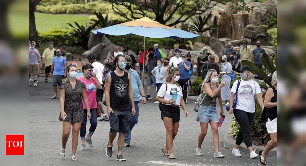 US coronavirus cases rise by nearly 50,000 in biggest one-day spike of ...