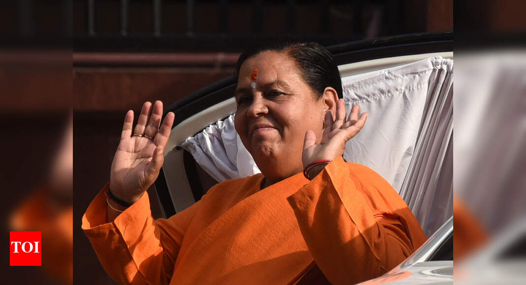 Uma Bharti evades replies on MP govt's cabinet expansion | India News ...
