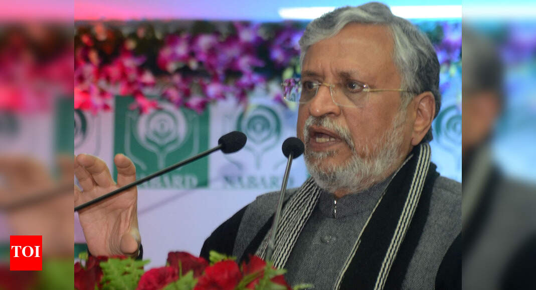 Bihar government’s revenue up, says Sushil Kumar Modi | Patna News ...