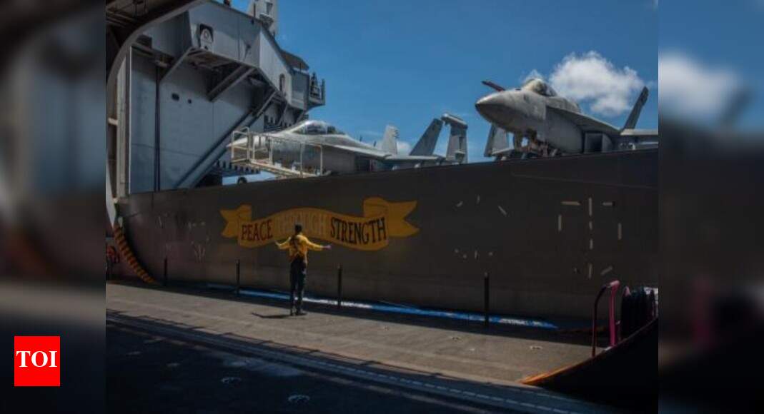2 US aircraft carriers conduct exercises in South China Sea as Beijing ...