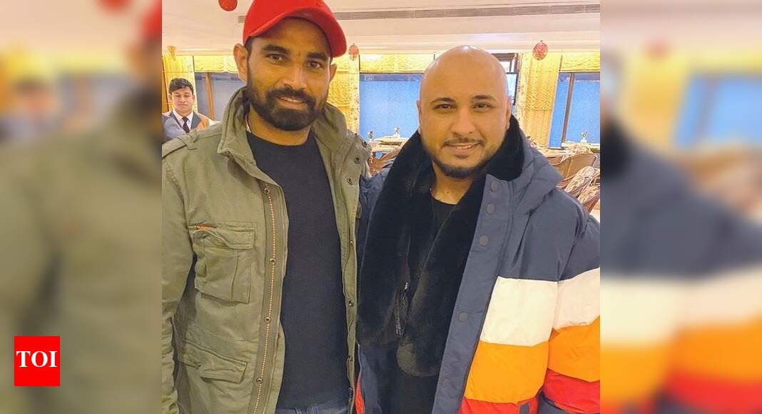 When Shami met singer B Praak - Times of India