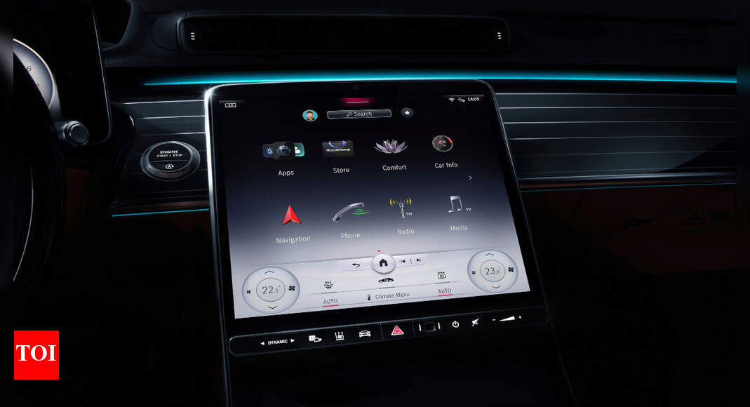 Mercedes-Benz S-Class: 2021 Mercedes-Benz S-Class MBUX infotainment ...