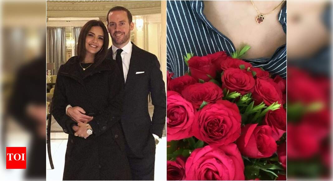 Watch: Esha Gupta's boyfriend showers her with beautiful flower ...