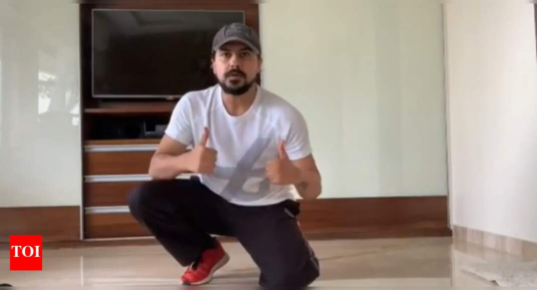 After Virat Kohli, actor Pushkar Jog joins the flying push up challenge ...