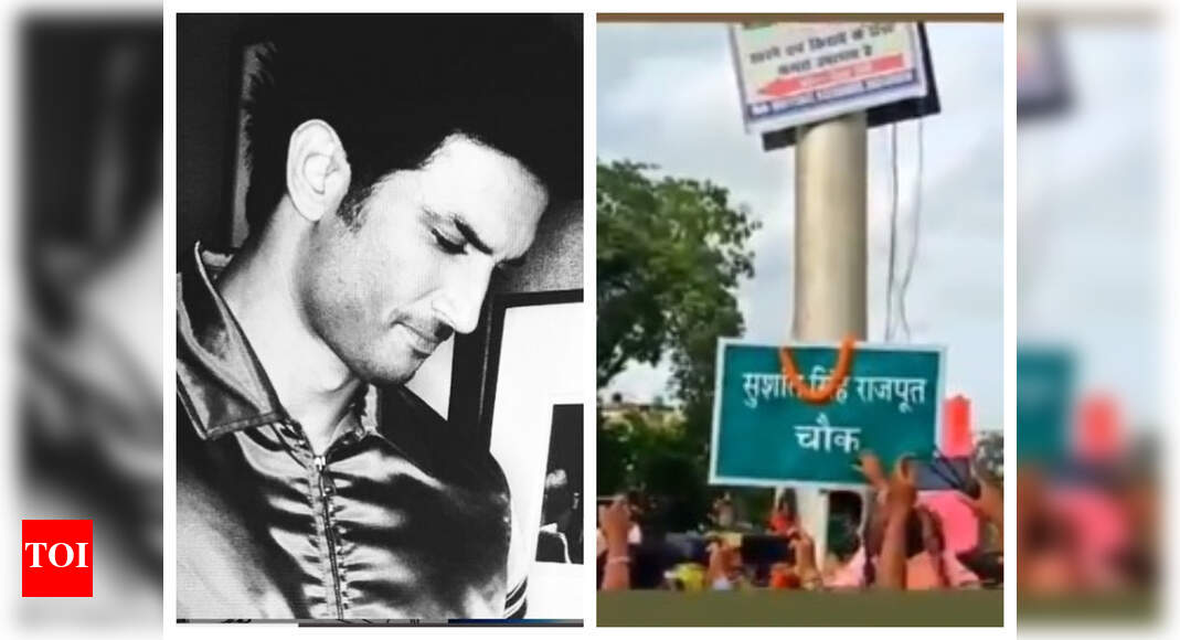 Watch: Sushant Singh Rajput gets a road named after him in his hometown ...