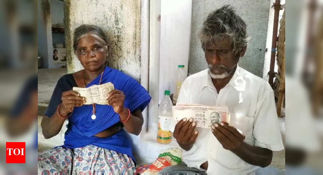 Erode: Blind man finds his savings are all old notes | Erode News ...