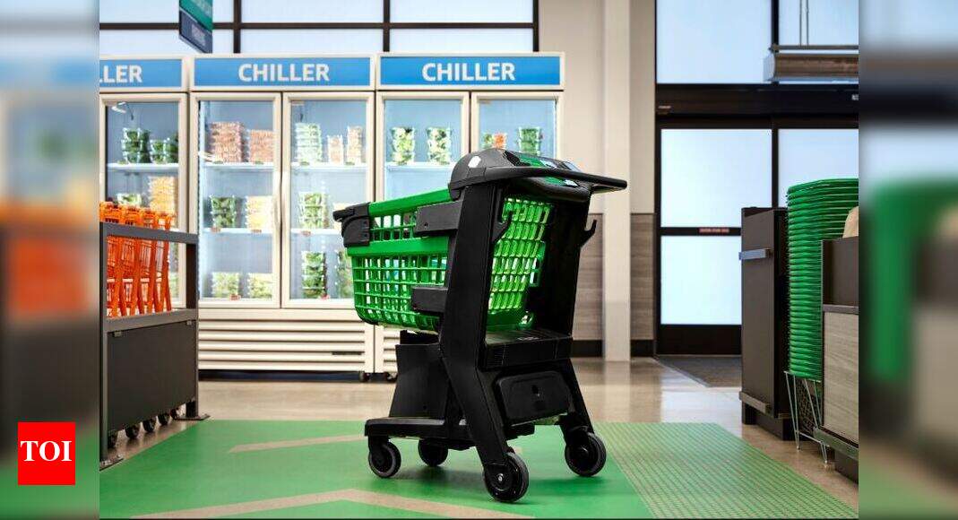 Amazon unveils shopping cart that knows what you're buying - Times of India