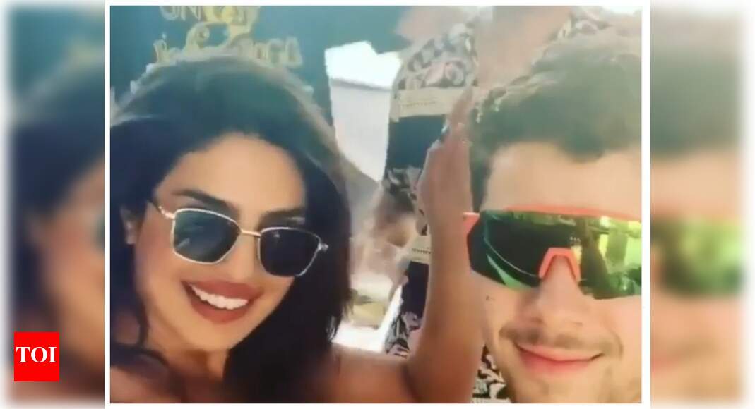 When Priyanka Chopra grooved to 'Tareefan' with Nick Jonas, Joe Jonas ...