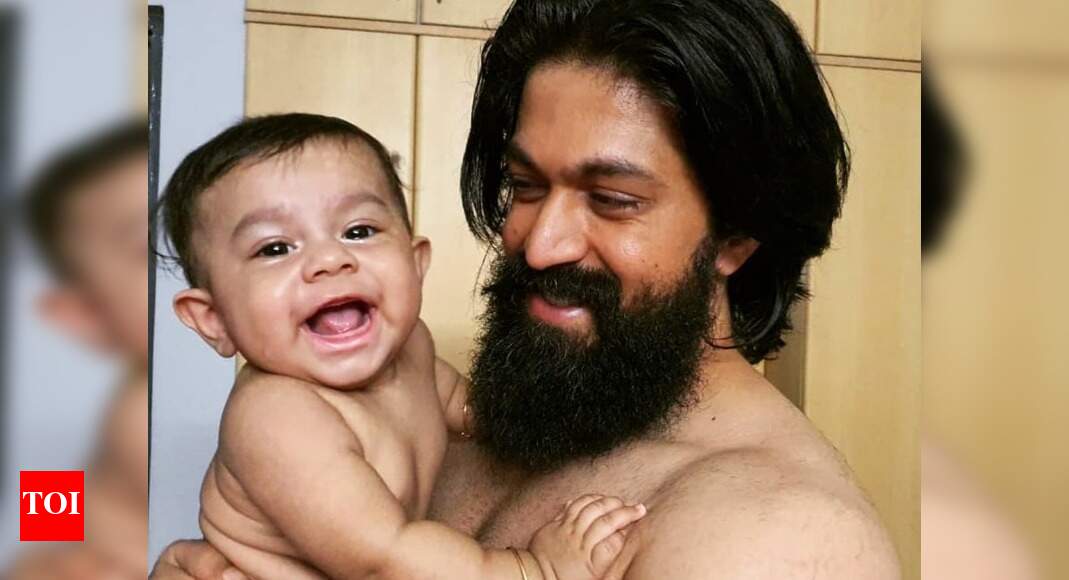 Yash cheering his baby boy Ayush as he grooves to music is the cutest ...