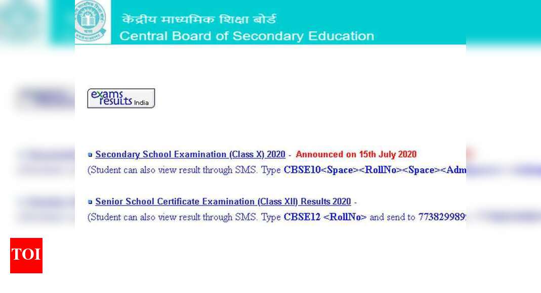 CBSE 10th Results 2020 declared on cbseresults.nic.in; here's direct ...