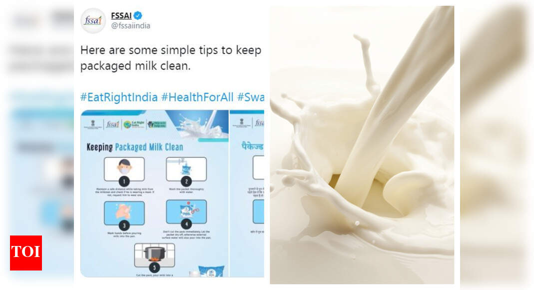 Is your packaged milk safe from the COVID virus? - Times of India