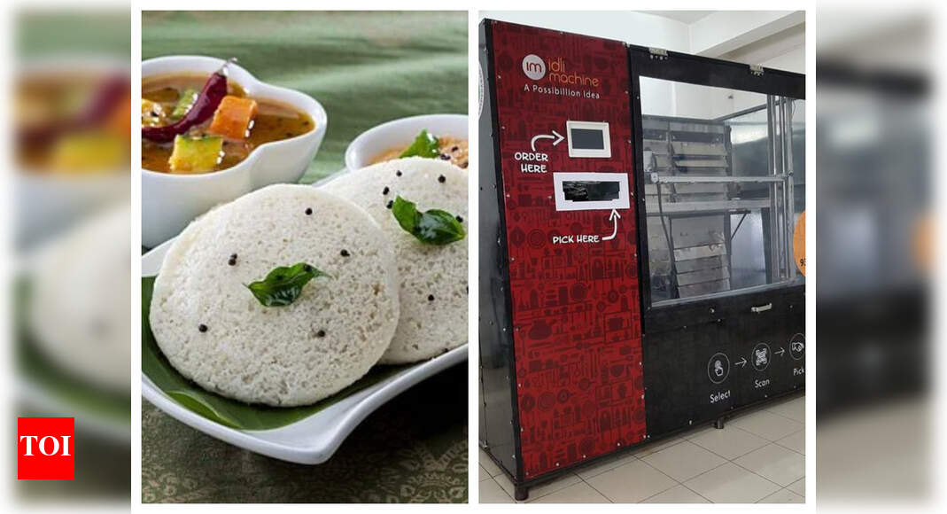 Hyderabad couple develops first ever Idli vending machine - Times of India