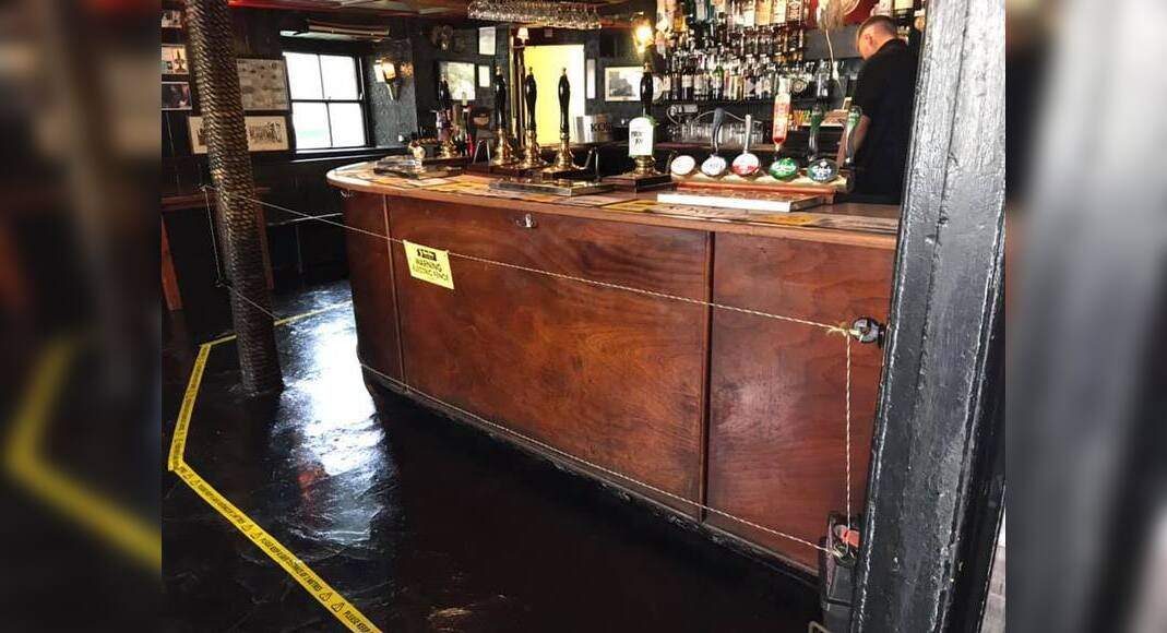 This pub has an electric fence to promote social distancing! | TimesTravel