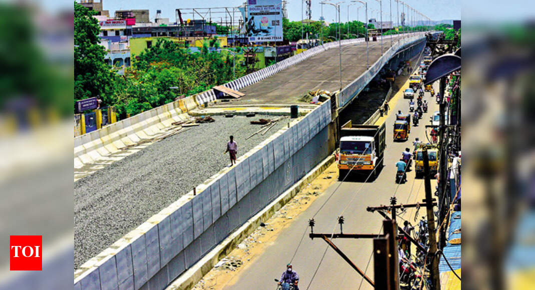 Chennai: Two bridges on GST Road may be ready by August | Chennai News ...