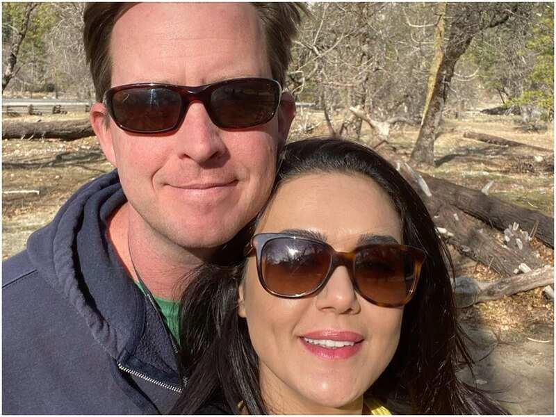 Check out this adorable picture of Preity Zinta with husband Gene ...