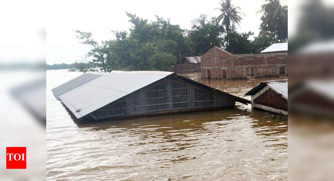 Houses flooded in Assam's Nagaon due to release of water from dam in ...